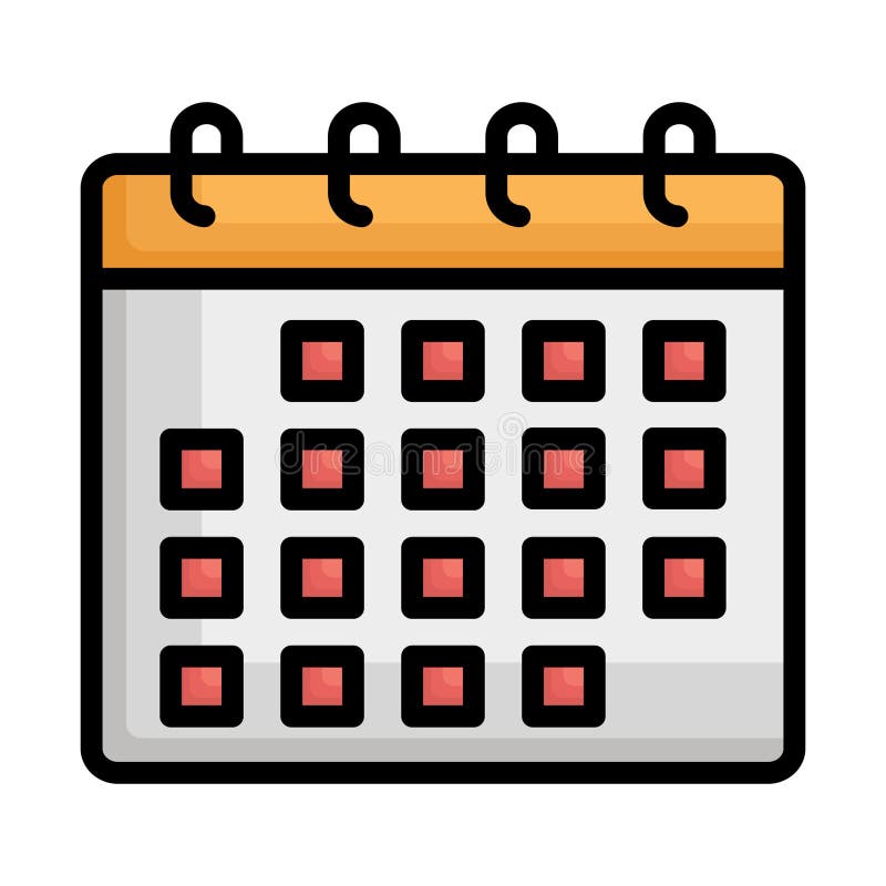 Calendar, Date Vector Icon Which Can Easily Modify Stock Vector ...