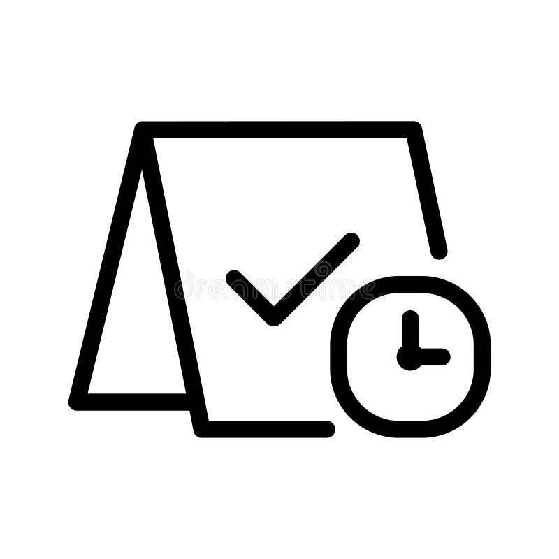 Calendar, Dateline icon stock vector. Illustration of deadline - 221112575