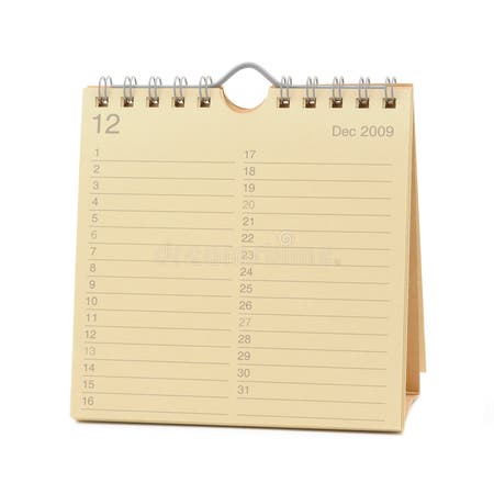 Calendar - December 2009 stock image. Image of week, month - 9114025