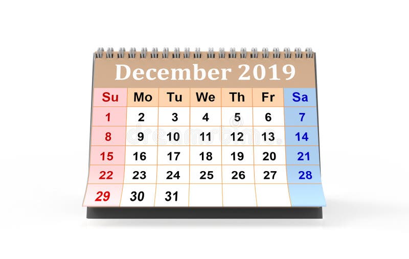 2019 calendar stock illustration. Illustration of simple - 142474164