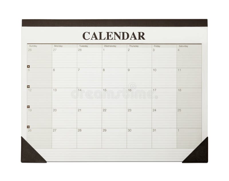 Calendar Desk stock photo. Image of sechedual, flat, desk - 96155120