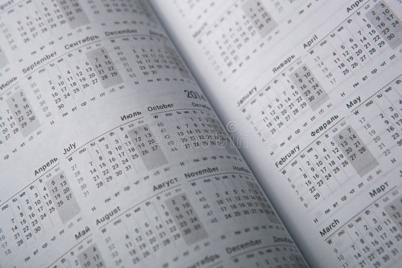Calendar diary close-up stock image. Image of page, days - 37277179