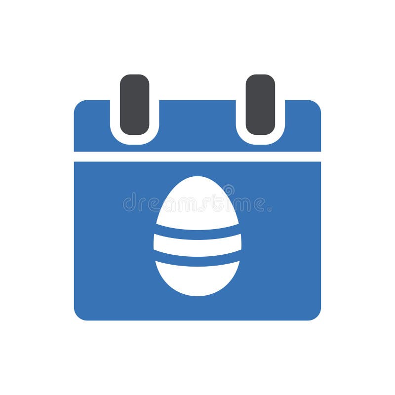 Calendar Easter stock vector. Illustration of number - 211316329