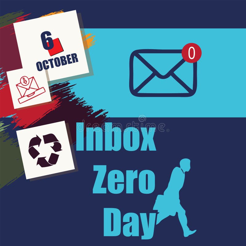 Inbox Zero Day stock illustration. Illustration of calendar - 258379452 Inbox Zero Day stock illustration. Illustration of calendar - 258379452