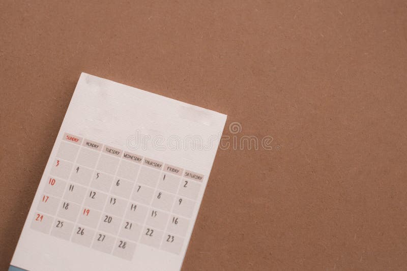 Calendar on wood texture stock photo. Image of event - 137010938