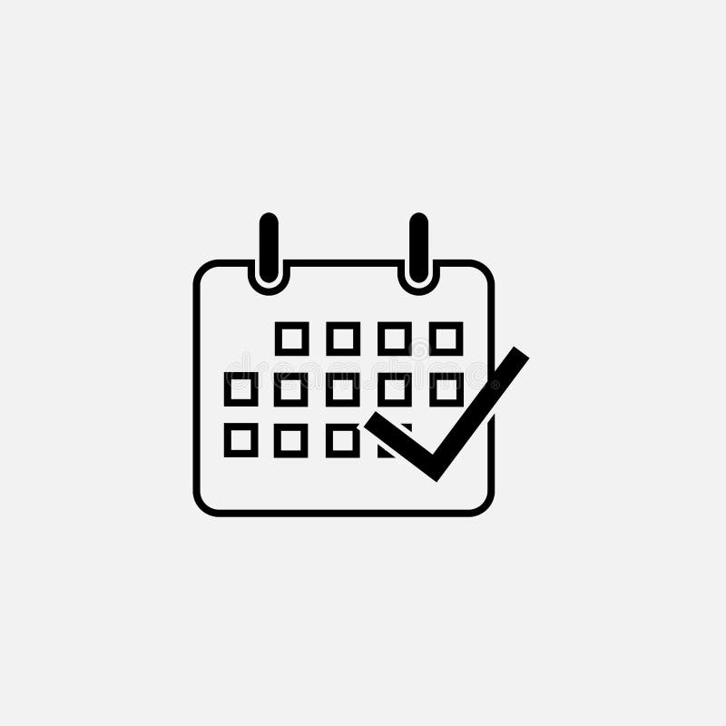 Calendar Flat Icon. Mark the Date, Holiday, Important Day Concepts ...