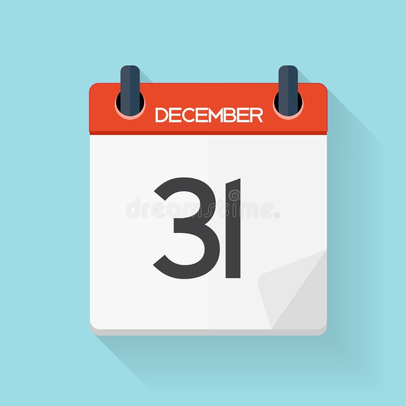 Calendar Flat daily Icon. Vector Illustration Emblem Stock Vector ...