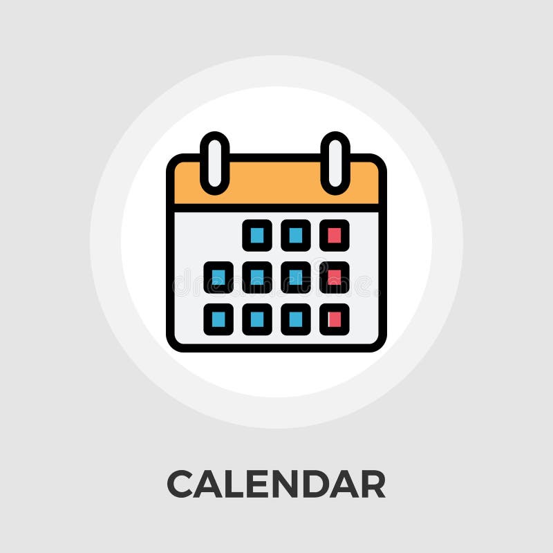 Calendar Flat Icon Stock Illustrations – 162,837 Calendar Flat Icon ...