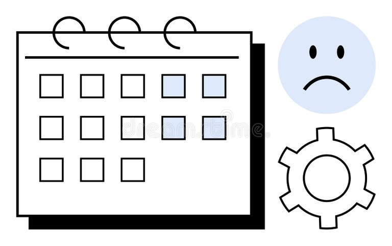 Calendar Missed Stock Illustrations – 121 Calendar Missed Stock ...