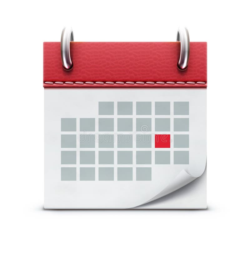 Calendar icon stock vector. Illustration of appointment - 28330212