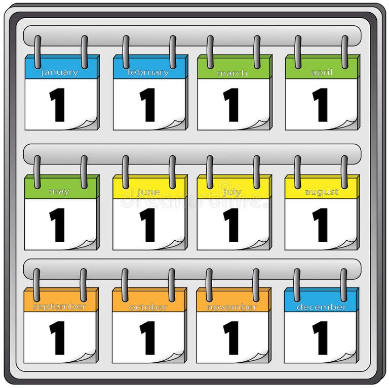 Calendar Frame October Stock Illustrations – 1,610 Calendar Frame ...