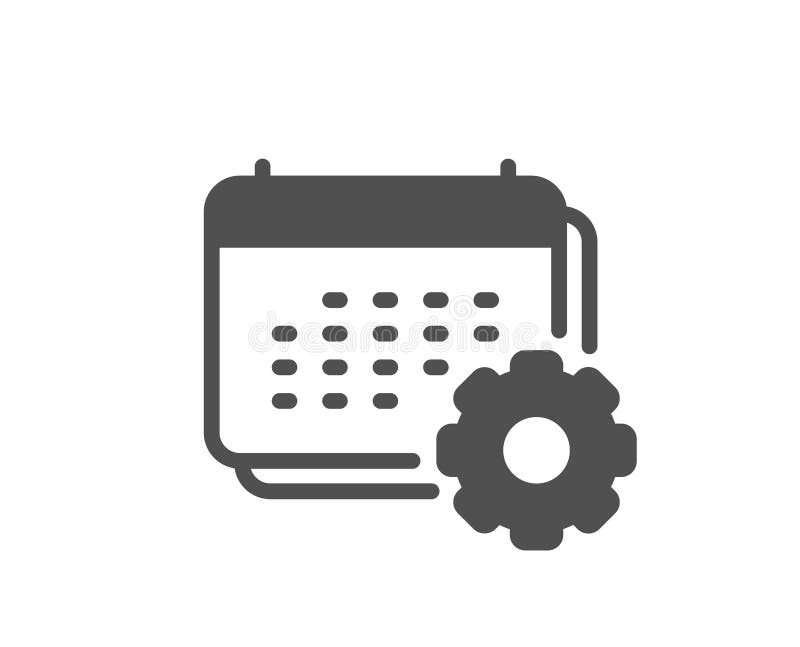 Calendar Icon. Annual Planner Sign. Vector Stock Vector - Illustration ...