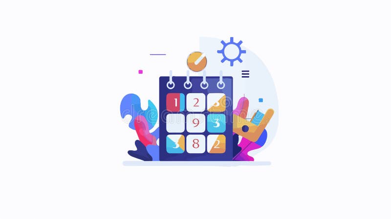 Calendar Icon with Circle Marks: Organize and Track Important Dates ...