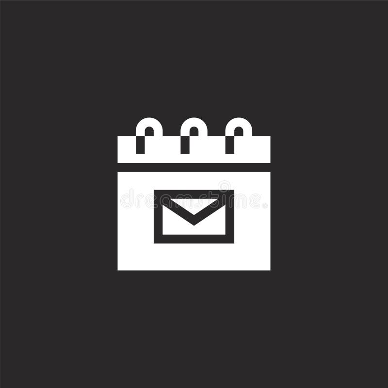 Calendar Icon. Filled Calendar Icon for Website Design and Mobile, App ...