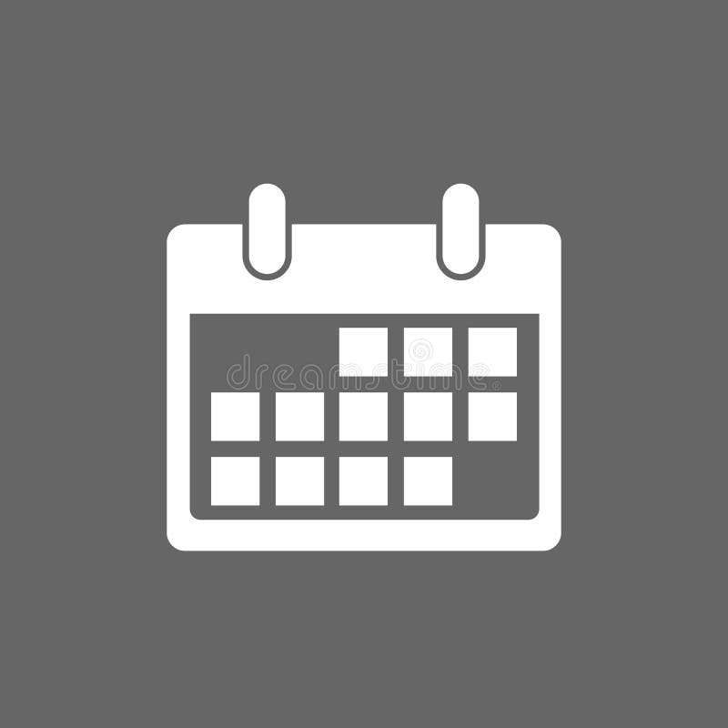 Calendar Icon. Flat Design. Vector Illustration. Flat Style. Icons for ...