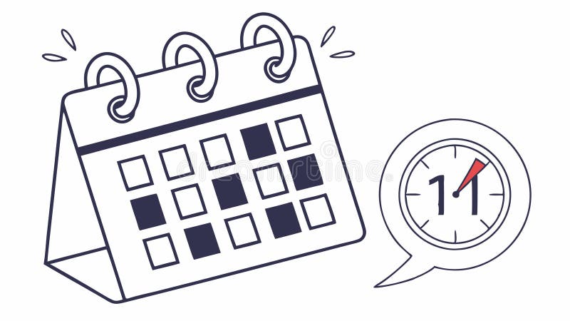 Calendar Icon with Number 14 for Date and Schedule Representation ...