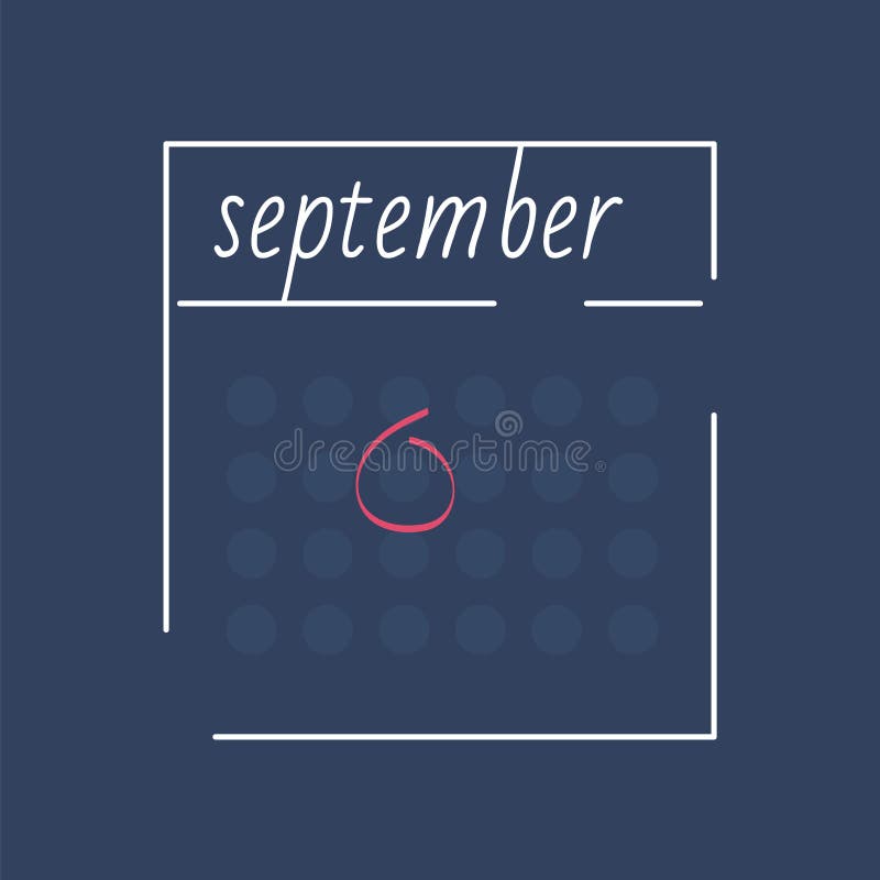 Calendar Icon with Pink Mark. Planning Stock Vector - Illustration of ...