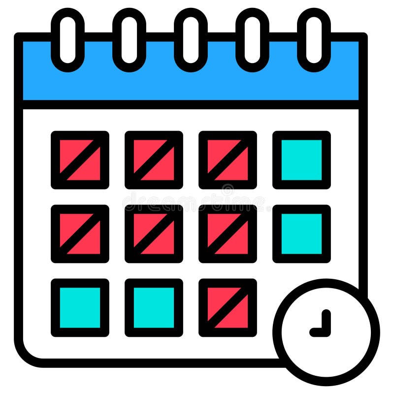Calendar Icon, Plan and Event Schedule Vector Stock Vector ...