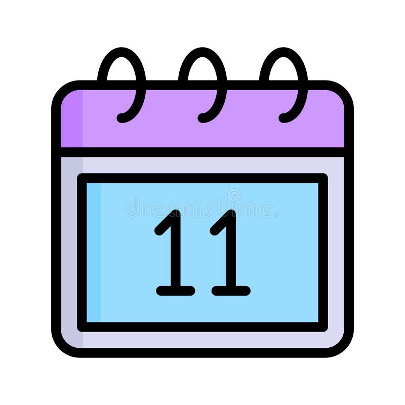 A Calendar Icon Representing Schedule Management Stock Vector ...