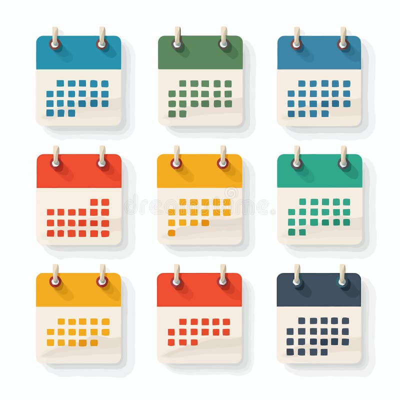 Calendar Symbol Icon Elements Your Design Stock Photos - Free & Royalty ...