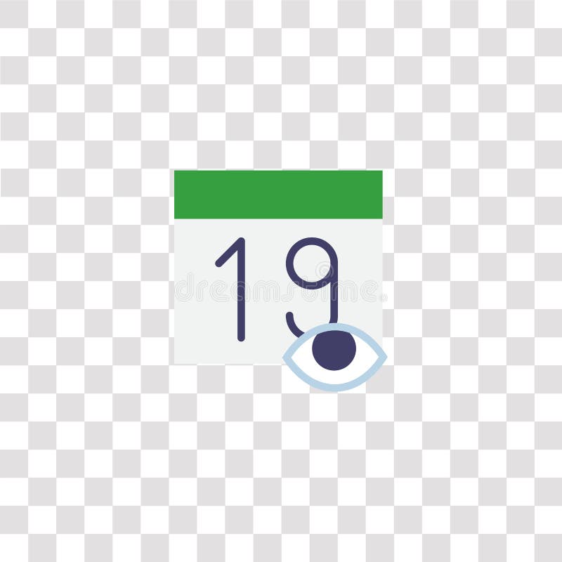 Calendar Icon Sign and Symbol. Calendar Color Icon for Website Design ...