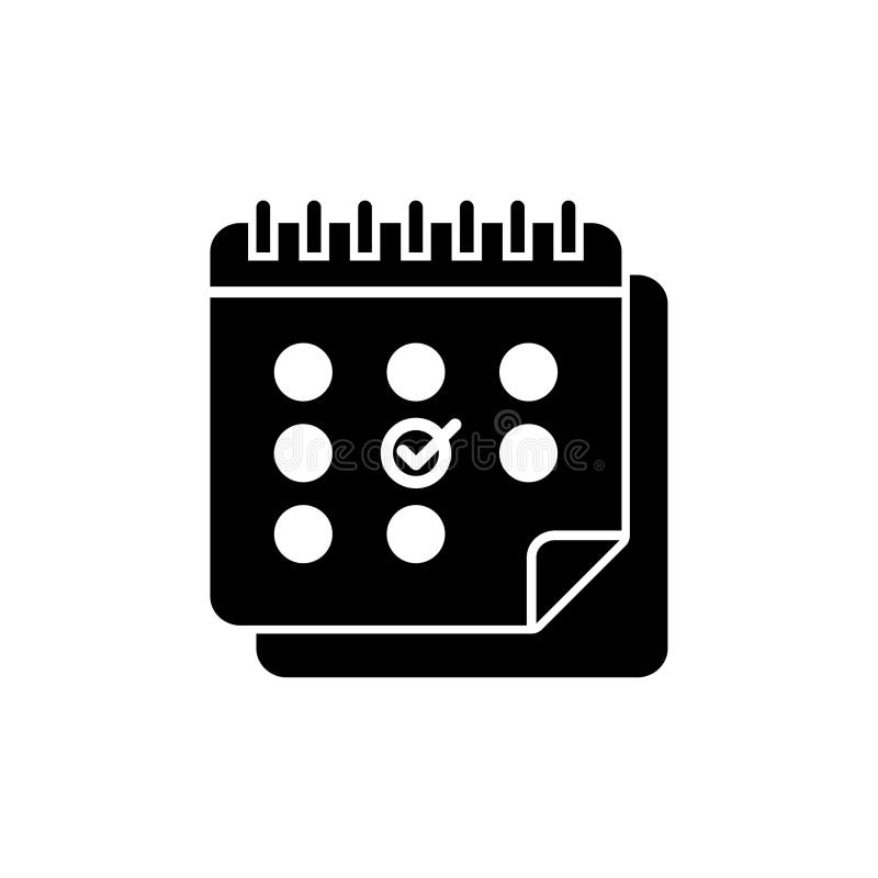 Calendar Icon . Calender Symbol Stock Vector - Illustration of event ...