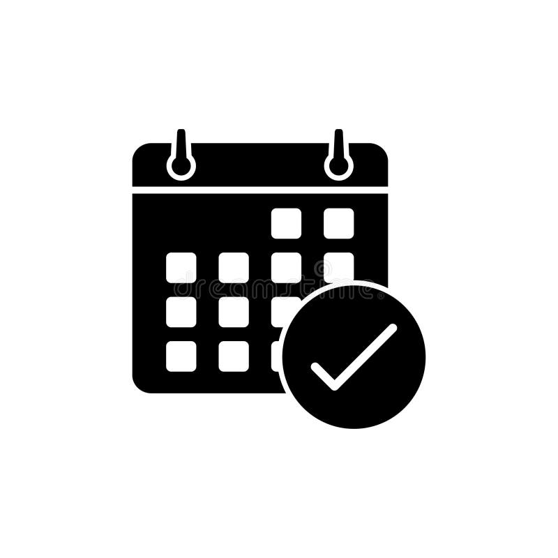 Calendar Icon . Calender Symbol Stock Vector - Illustration of graphic ...