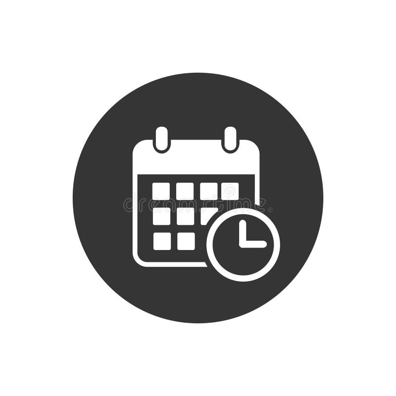 Calendar Icon Vector Illustration. Calendar Symbol in Modern Flat Style ...