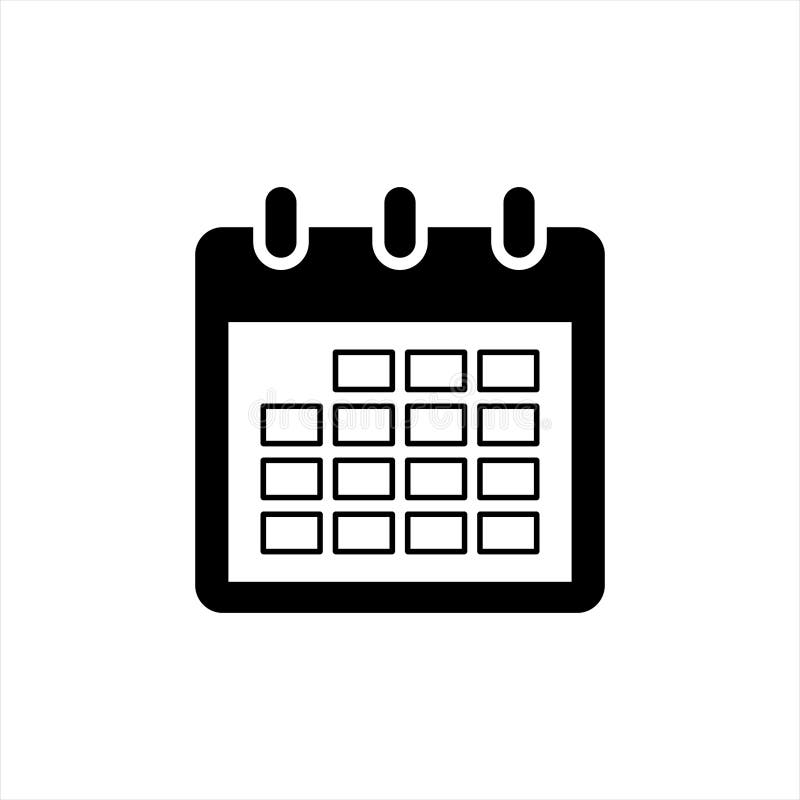Calendar Icon Vector Isolated on White Background, Calendar Icon Vector ... Calendar Icon Vector Isolated on White Background, Calendar Icon Vector ...