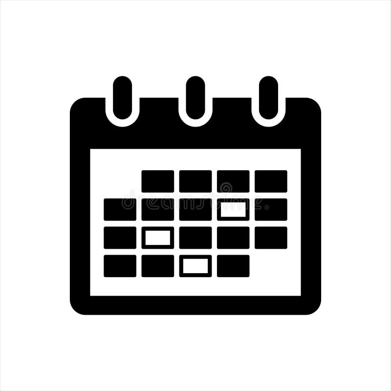 Calendar Icon Vector Isolated on White Background, Calendar Icon Vector ... Calendar Icon Vector Isolated on White Background, Calendar Icon Vector ...