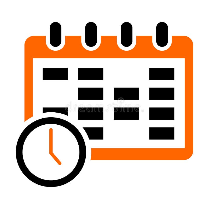 Calendar Icon Vector Isolated on White Background Stock Vector ...