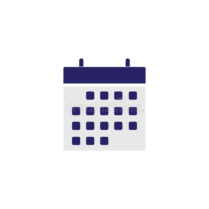 Calendar Illustration Logo Vector Stock Vector - Illustration of ...