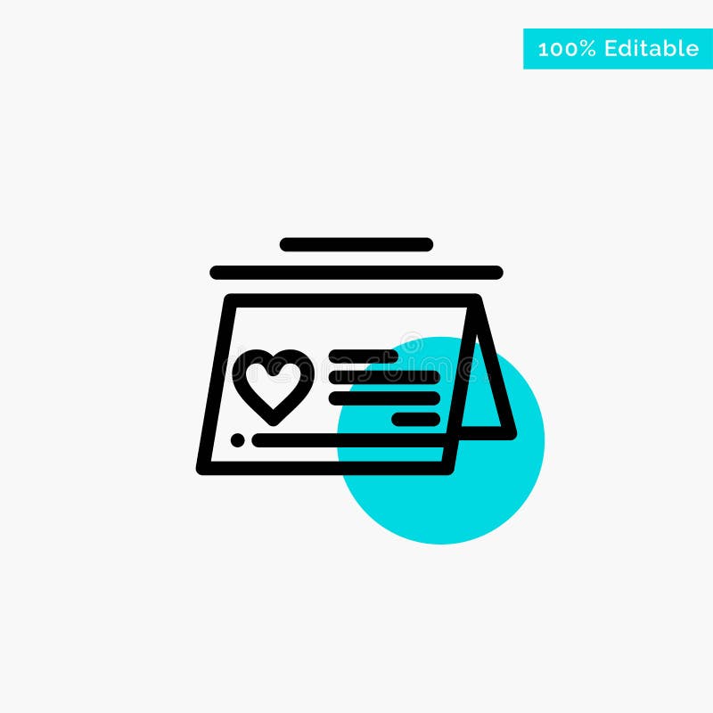 Calendar, Love, Married, Wedding Turquoise Highlight Circle Point ...