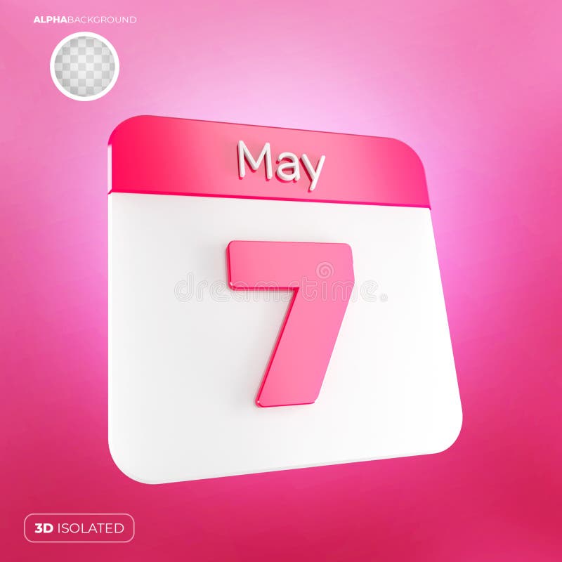Calendar May 3d Premium Psd Stock Vector - Illustration of december ...