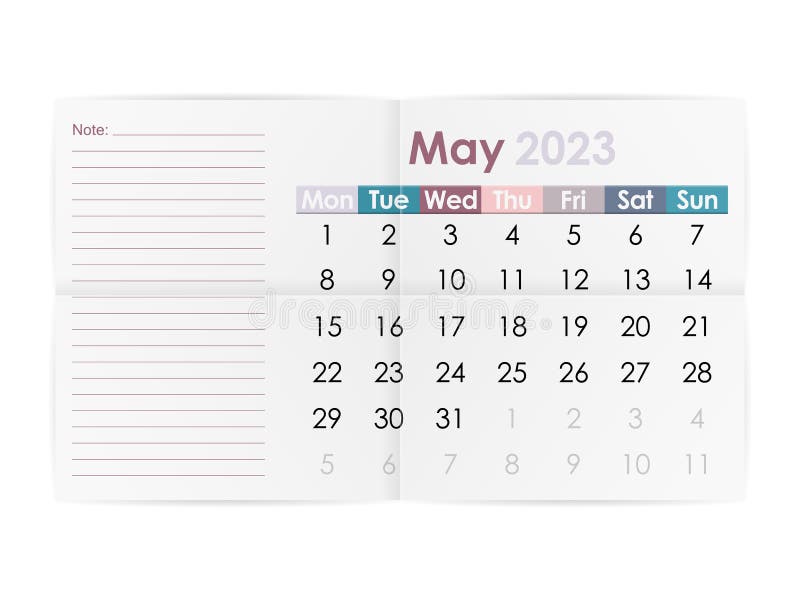 May Calendar 2023 Stock Illustrations – 6,064 May Calendar 2023 Stock ...