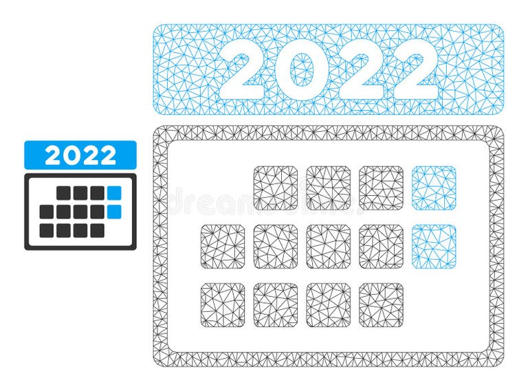 Triangular Mesh Month Calendar Stock Illustrations – 229 Triangular ...