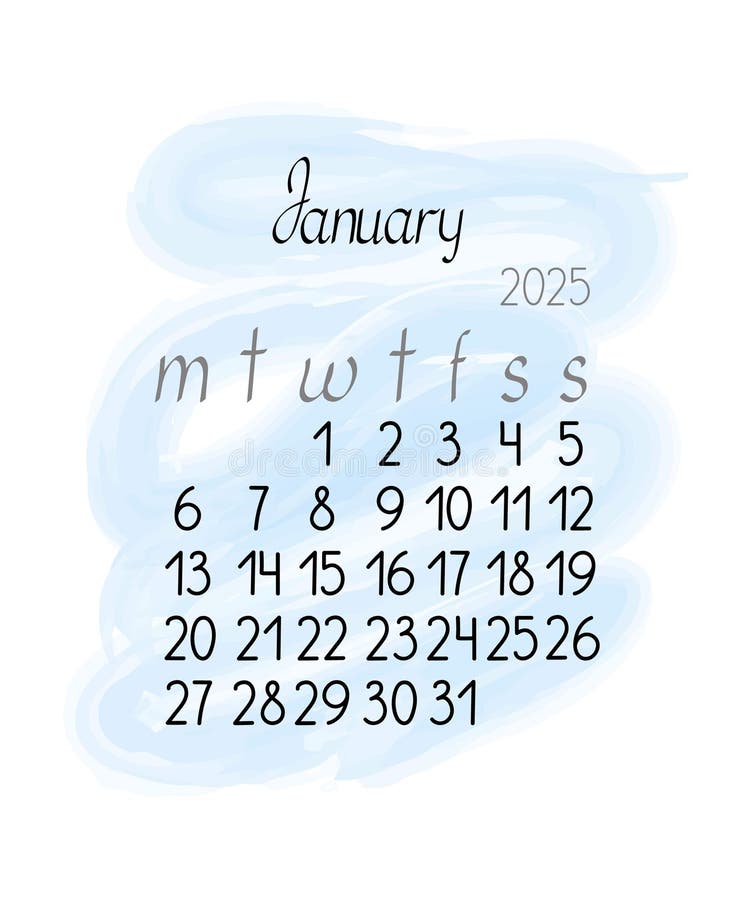January 2025 Calendar Minimalist Design - Carly Teddie January 2025 Calendar Minimalist Design - Carly Teddie