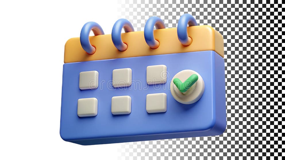 Calendar with Multiple Checkmarks Representing Task Completion Progress ...