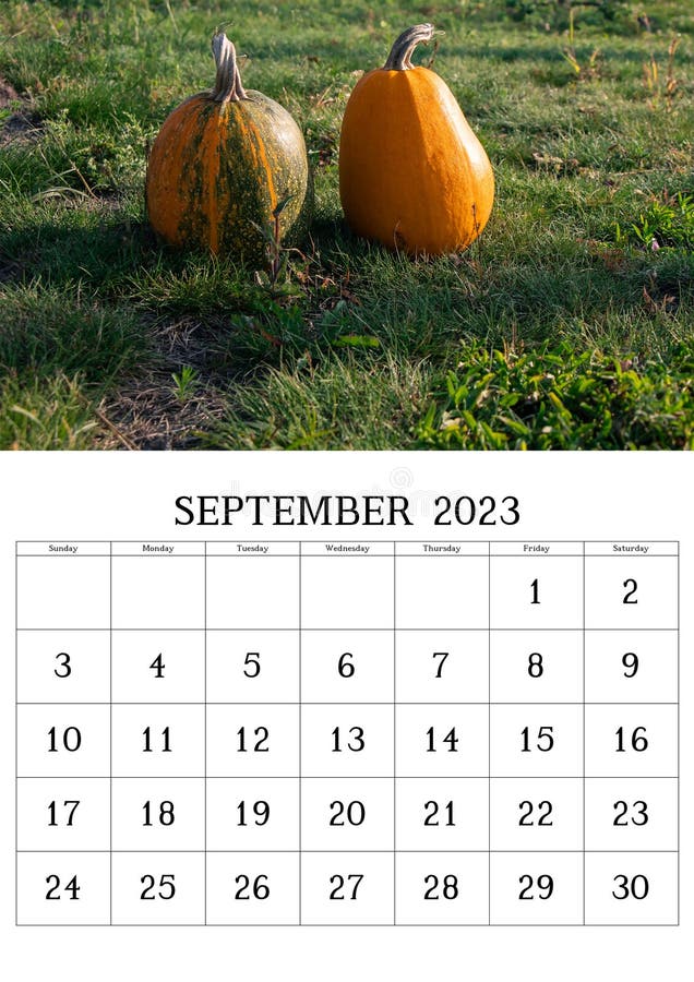 September 2023 Calendar Stock Illustrations – 6,239 September 2023 ...