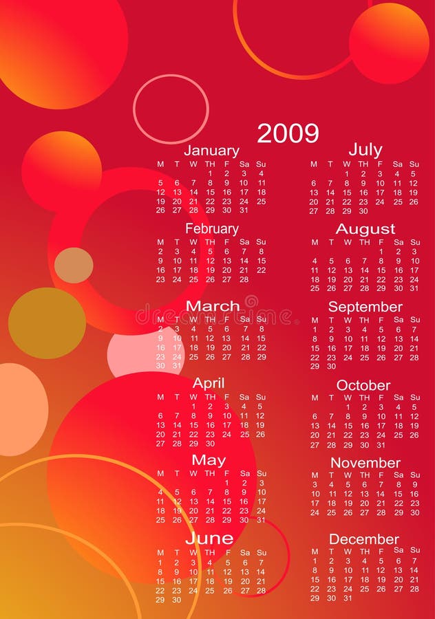 Calendar for the next Year stock vector. Illustration of vector - 5875563