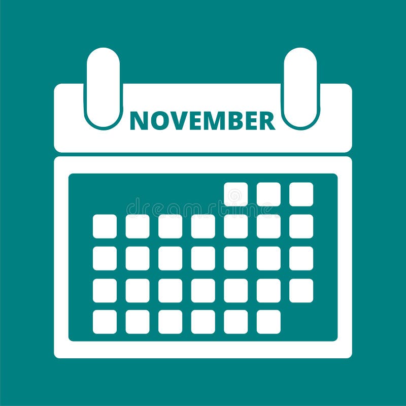Calendar November stock vector. Illustration of celebration - 83397897
