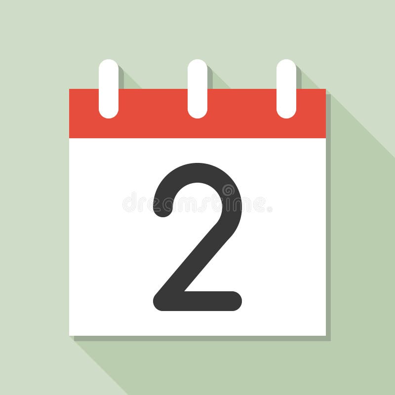 Calendar and Number, Calendar Icon Set, Flat Design Vector with Stock ...