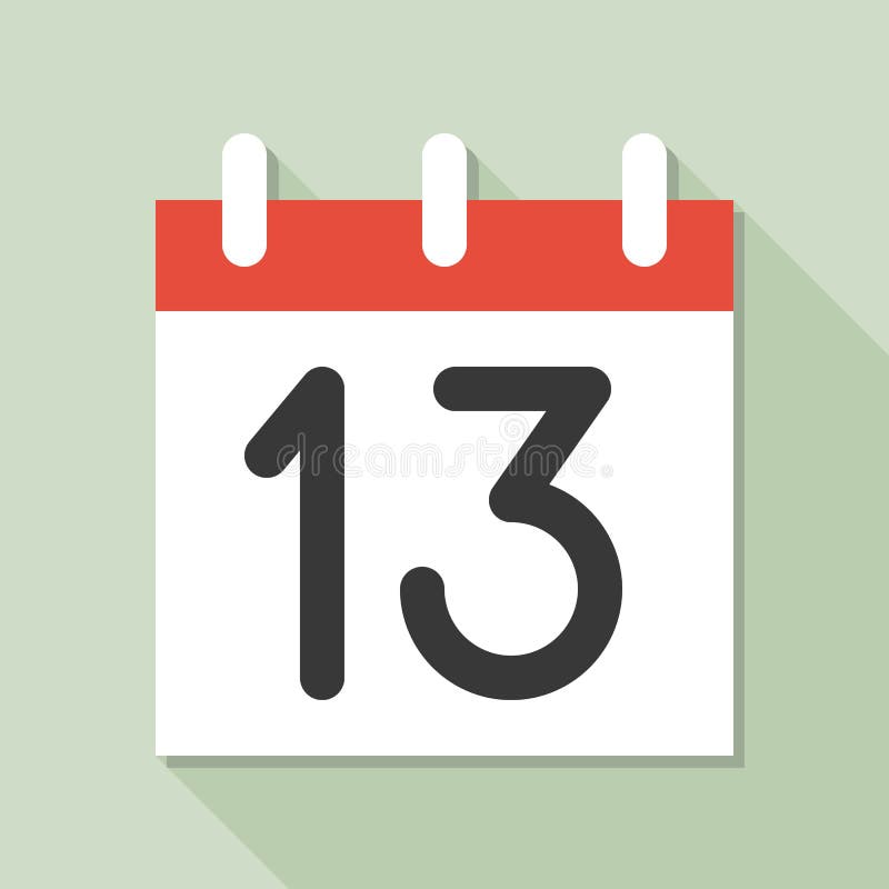 Calendar and Number, Calendar Icon Set, Flat Design Vector with Stock ...