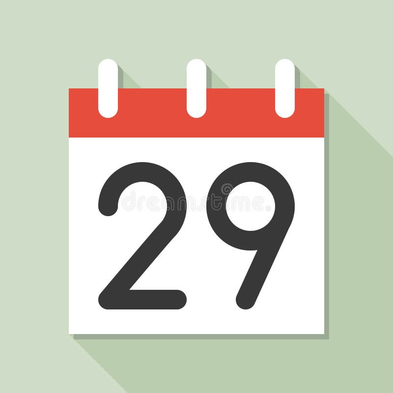 Calendar and Number, Calendar Icon Set, Flat Design Vector with Stock ...