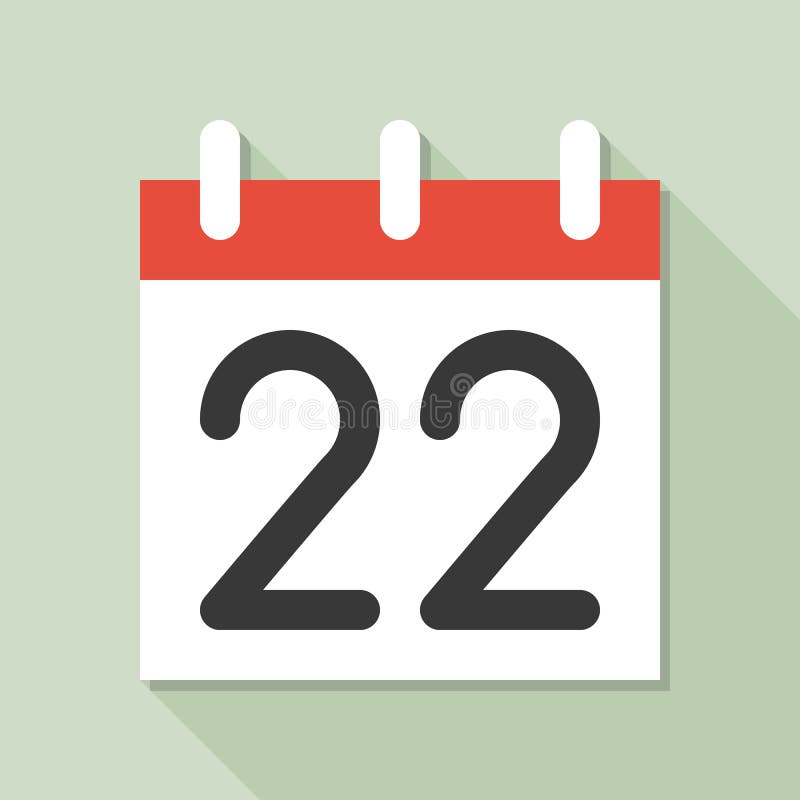 Calendar and Number, Calendar Icon Set, Flat Design Vector with Stock ...