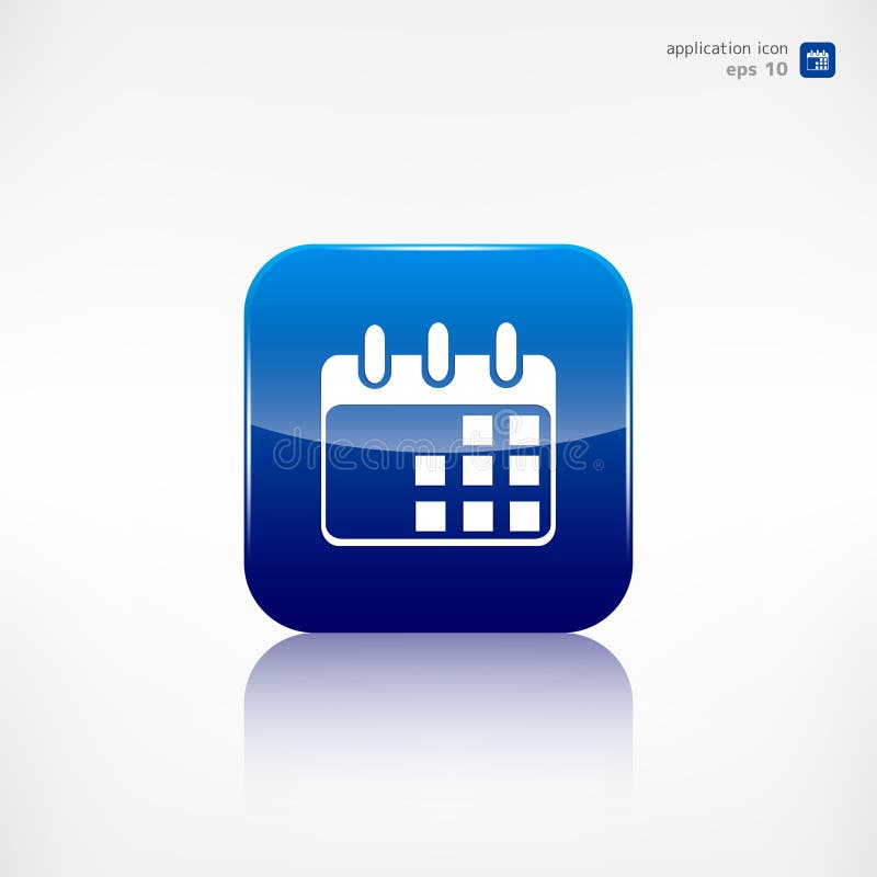 Calendar Organizer Icon. Date Symbol. Stock Vector - Illustration of ...