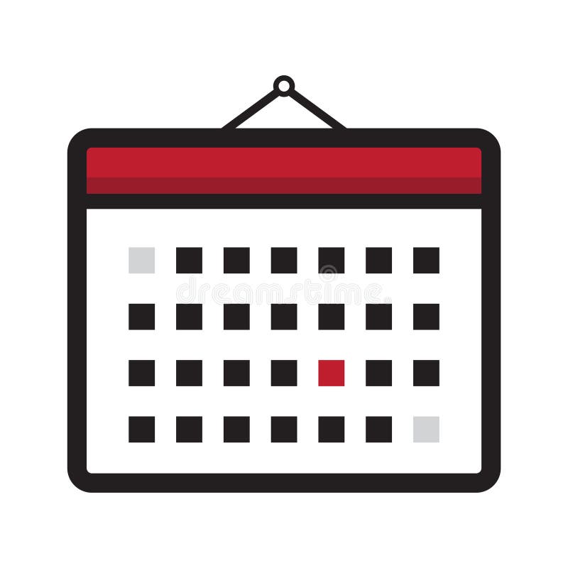 Calendar Outline Icon Set and Calendar Icon, Calendar, Calendar Outline ...