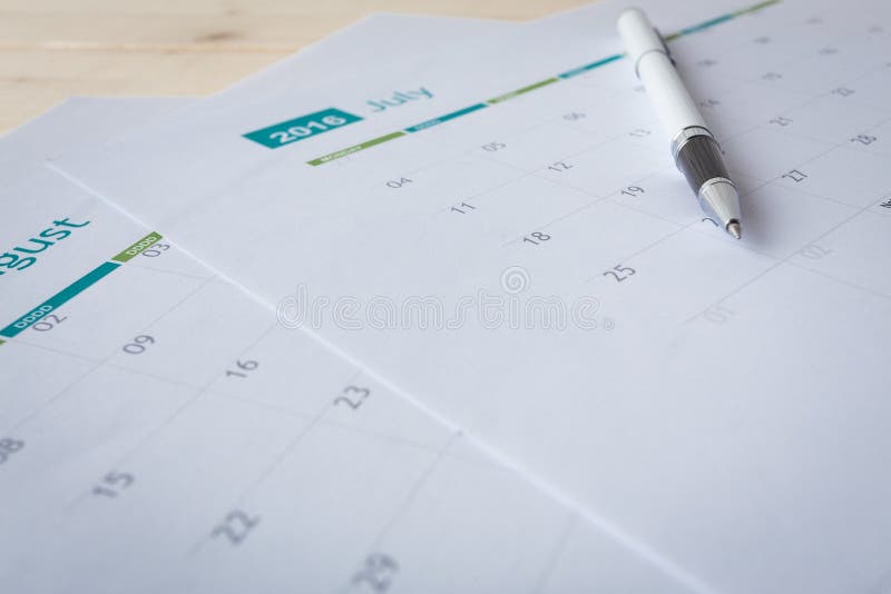 Calendar page stock photo. Image of monthly, month, event - 77806002