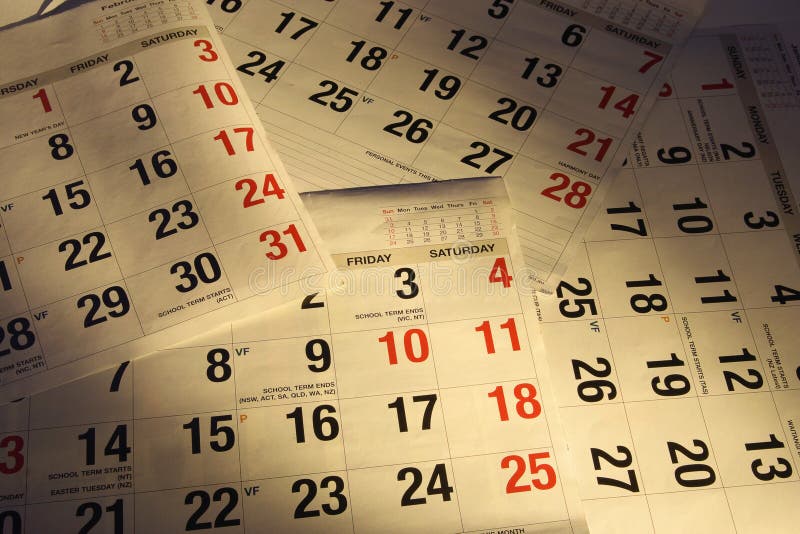 Calendar Pages stock photo. Image of calendar, agenda - 11370642