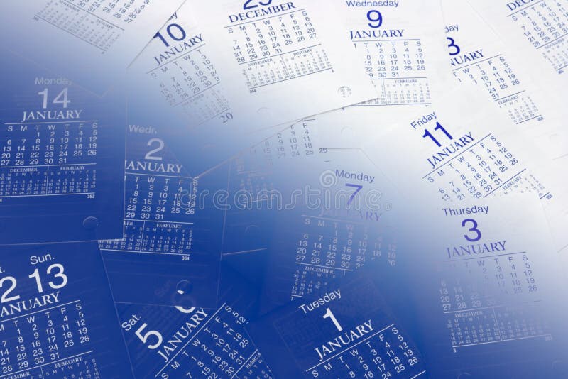 Calendar Pages stock photo. Image of months, years, life - 7424000